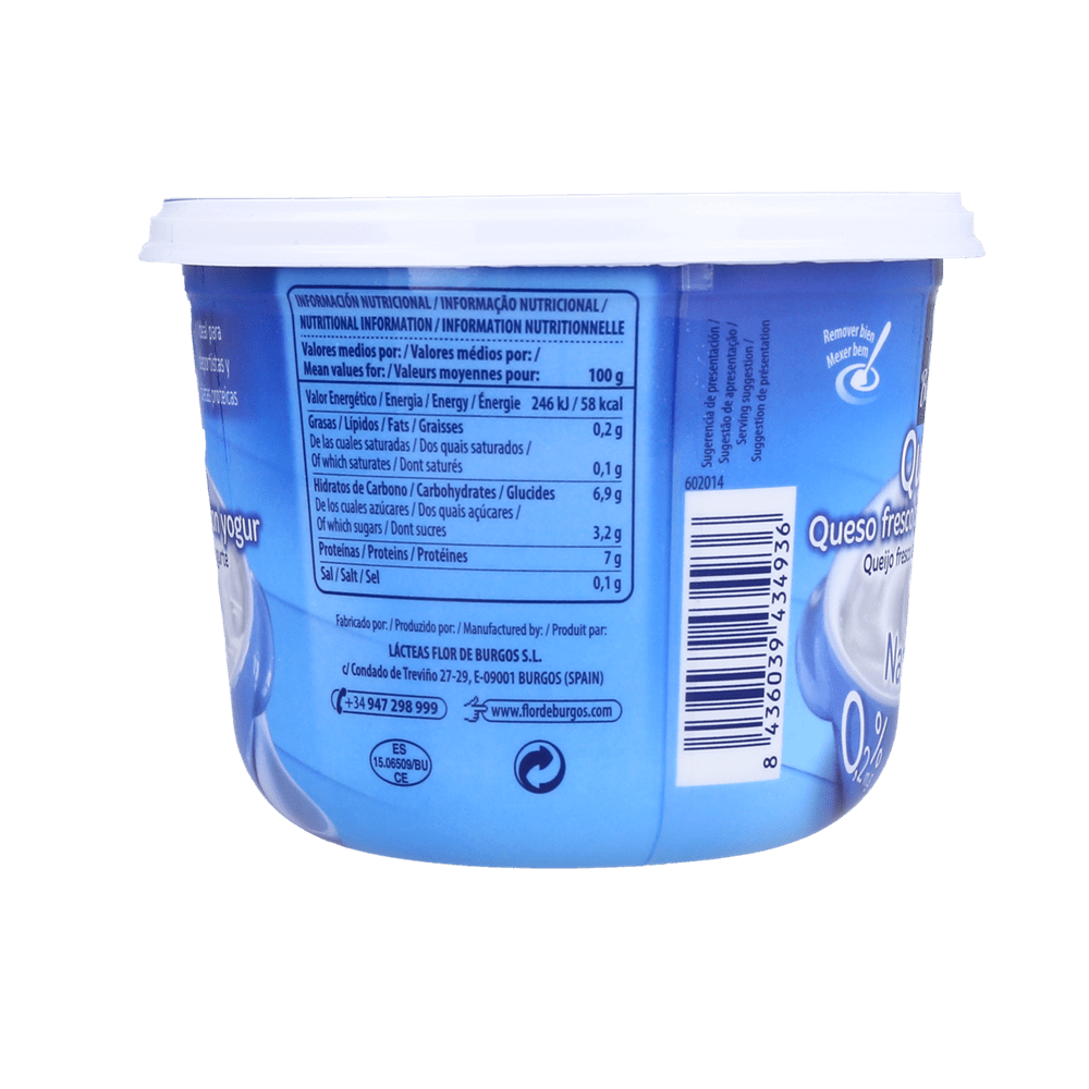 Quark Natural FLOR DE BURGOS 450g | Compre no 360hyper | 360hyper - O ...