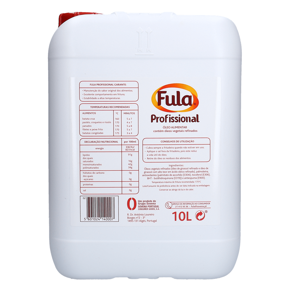 Óleo Profissional FULA 10L | Compre no 360hyper | 360hyper - O Seu ...
