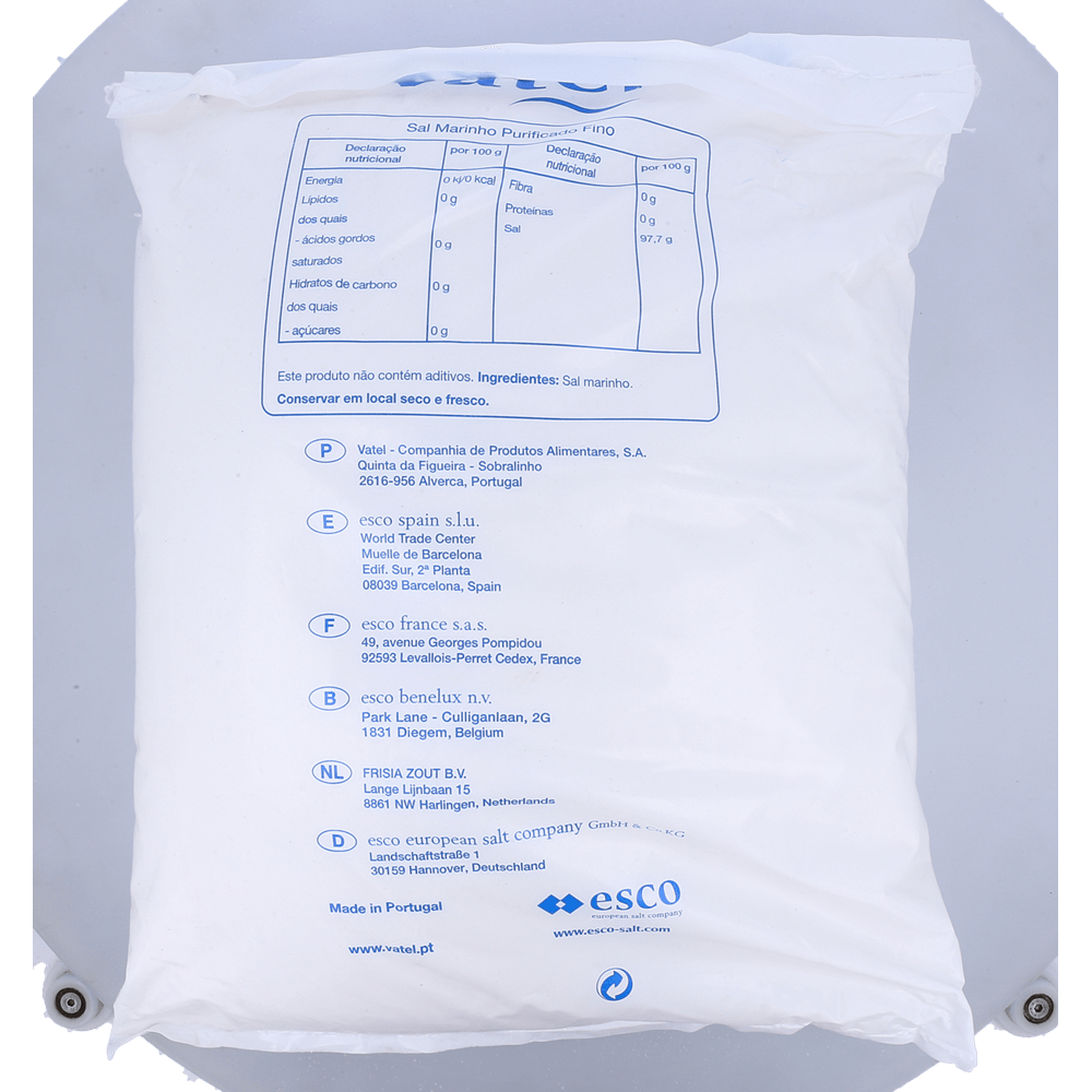 Sal Fino VATEL 10kg | Compre no 360hyper | 360hyper - O Seu ...