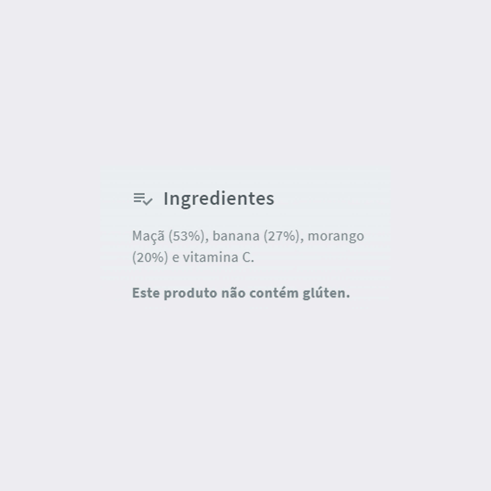Fruta Para Bebé Maçã Banana Morango +8 Meses Pacotinho NESTLÉ emb.90g ...